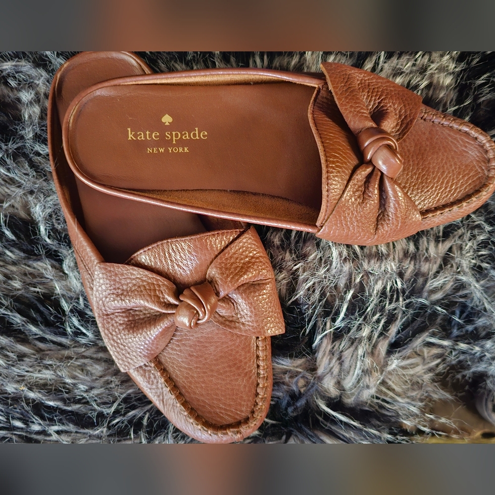 Kate Spade Mallory Tumbled Leather Slide - Gem